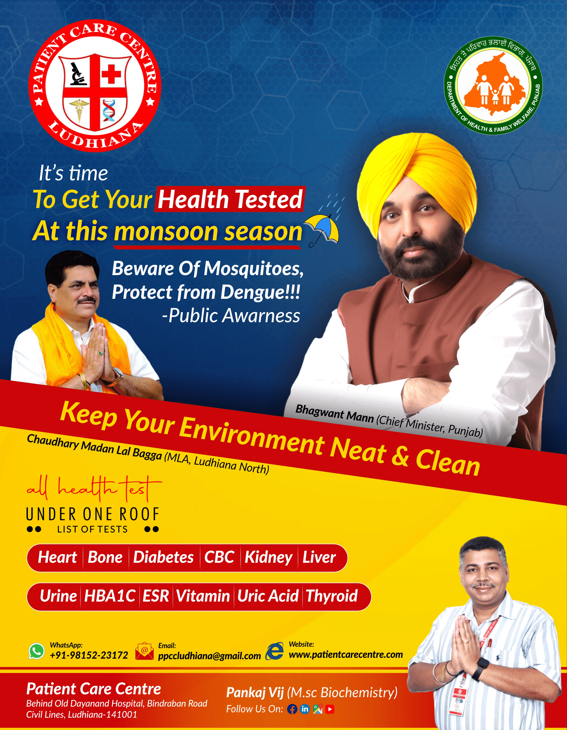 Diagnostic Centre Near Me In Ludhiana Blood Test Centre Patient